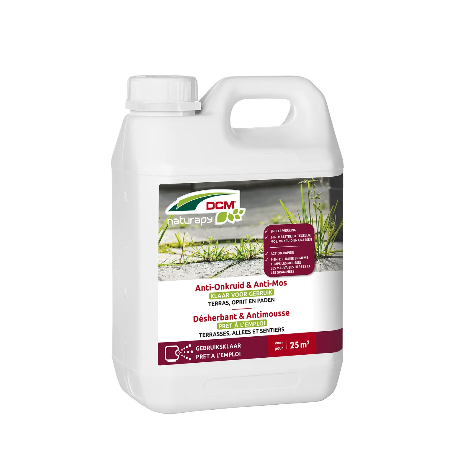 dcm anti-onkruid/mos total rtu 2,5l - Tuincentrum De Serres
